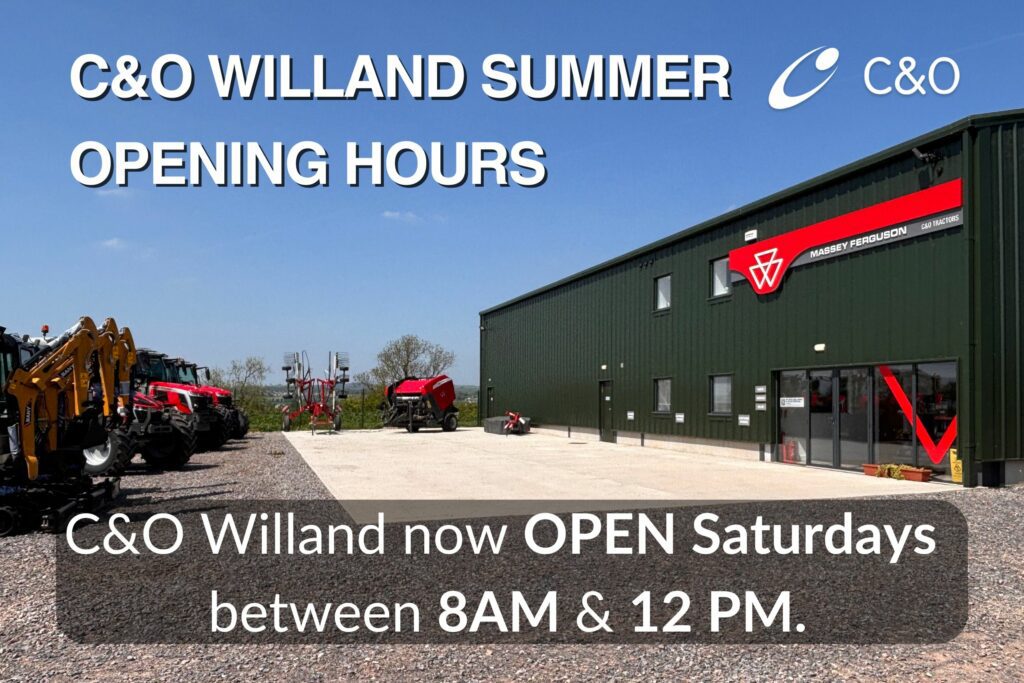 C&O Willand Summer Opening Hours - C&O